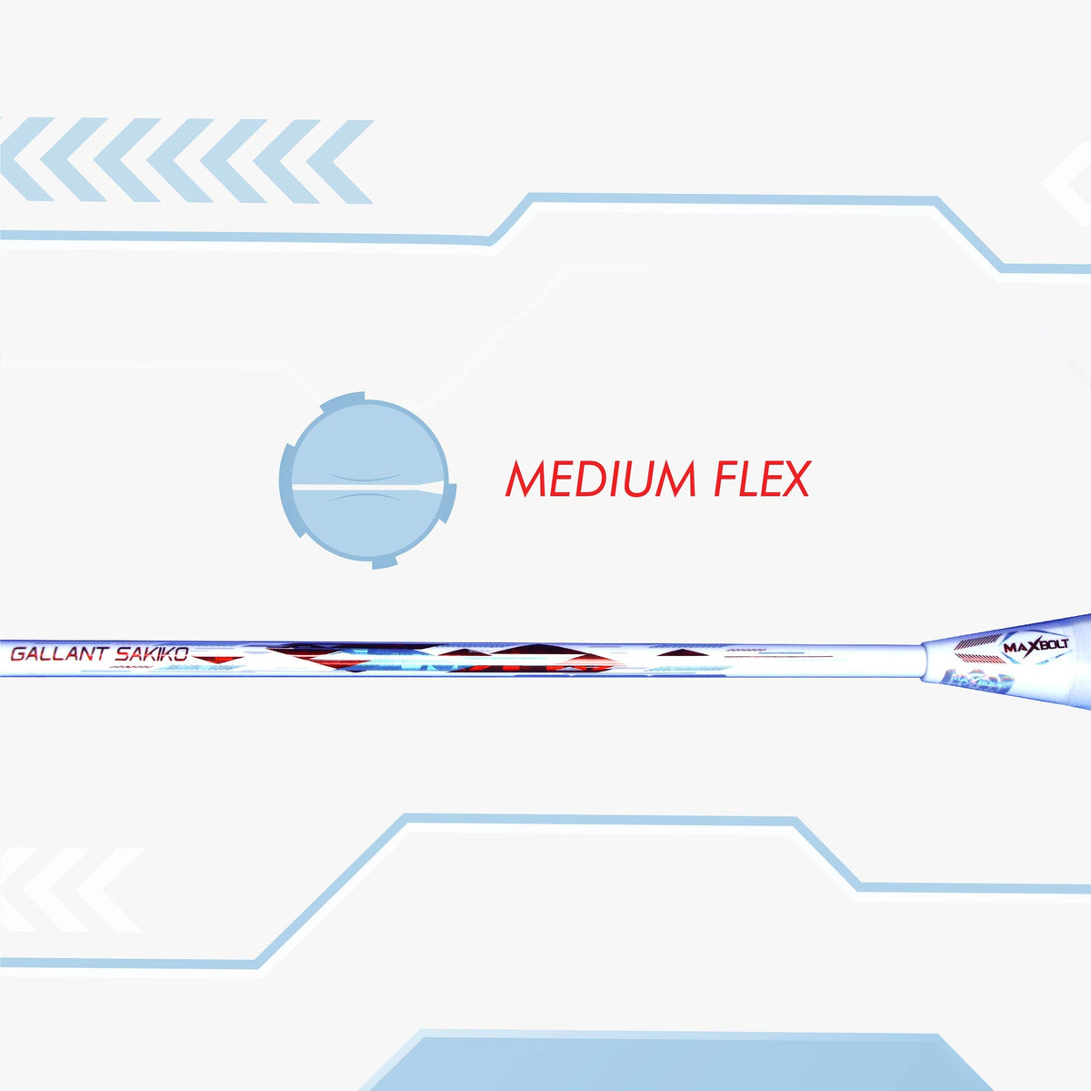 Maxbolt Gallant Sakiko Badminton Racket - TriplePointSports