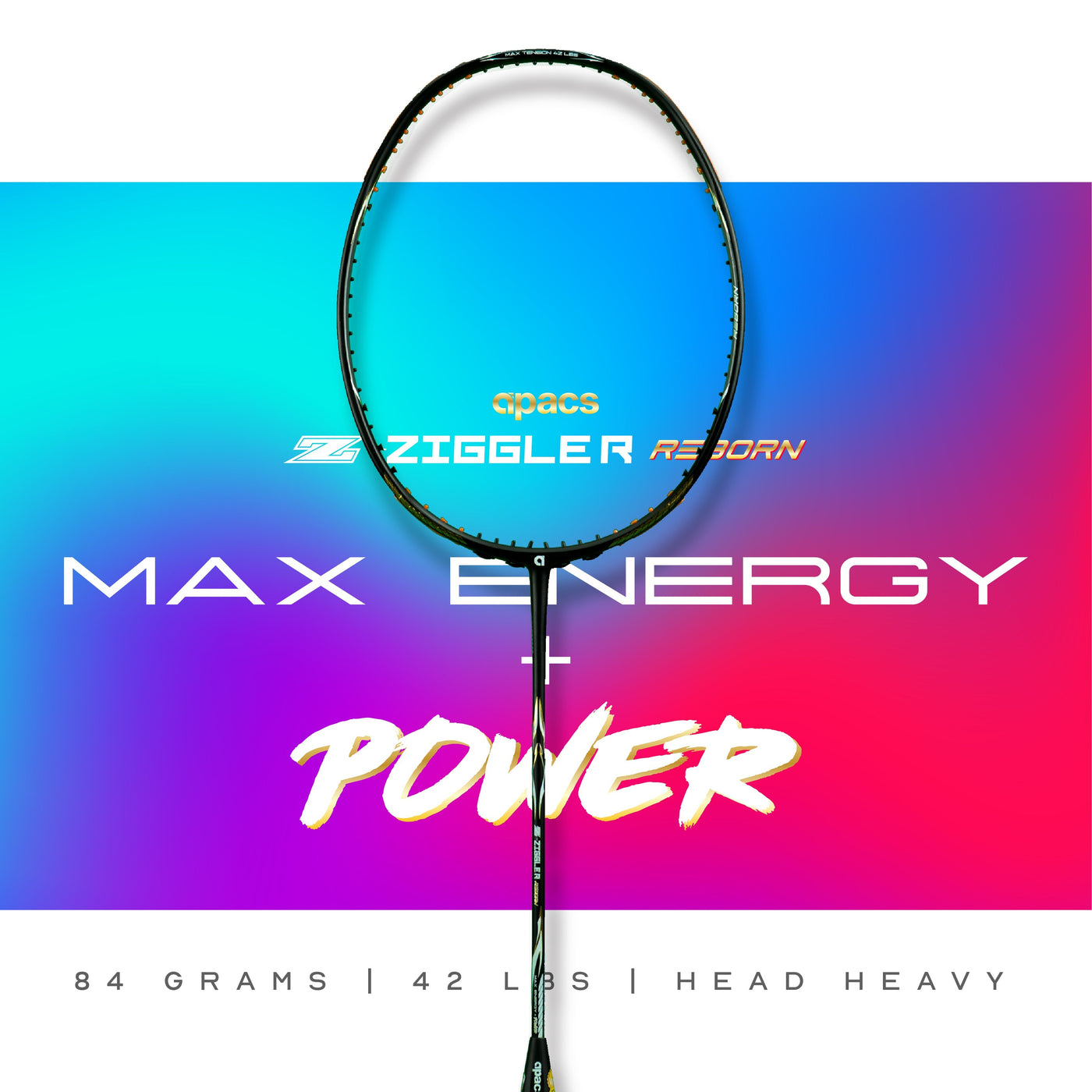 Apacs Z-Ziggler Reborn Badminton Racket - TriplePointSports