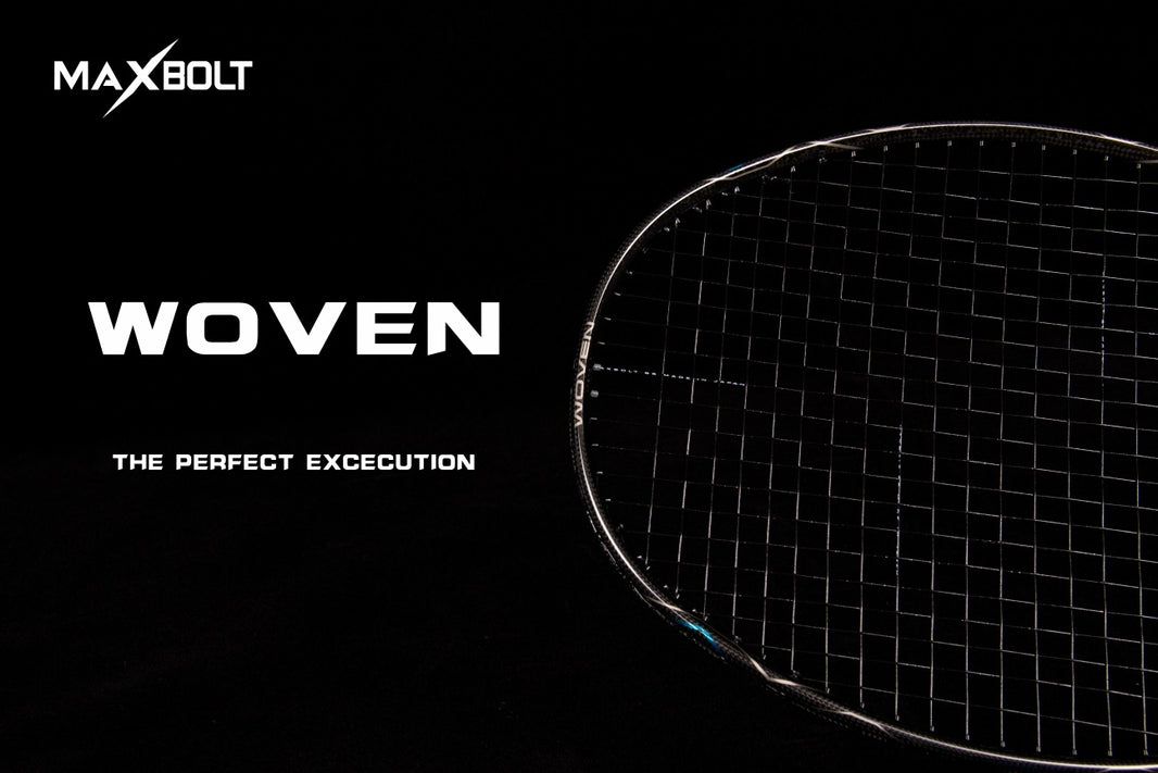 Maxbolt Black Woven Limited Edition Badminton Racket - TriplePointSports