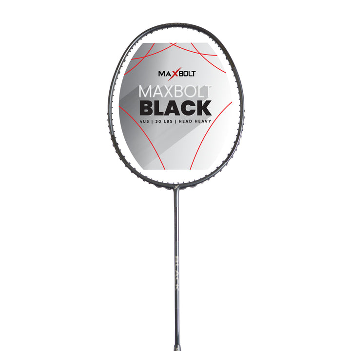 Maxbolt Black Badminton Racket - TriplePointSports